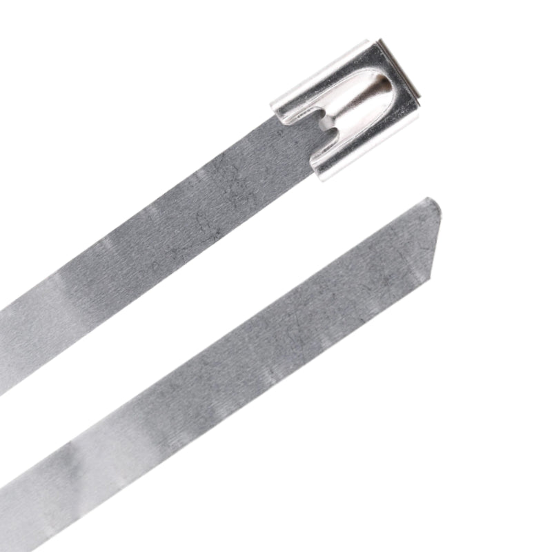 15 Inch - Stainless Steel Metal Zip Ties - 200 Lbs Strength - 100 Pcs ...