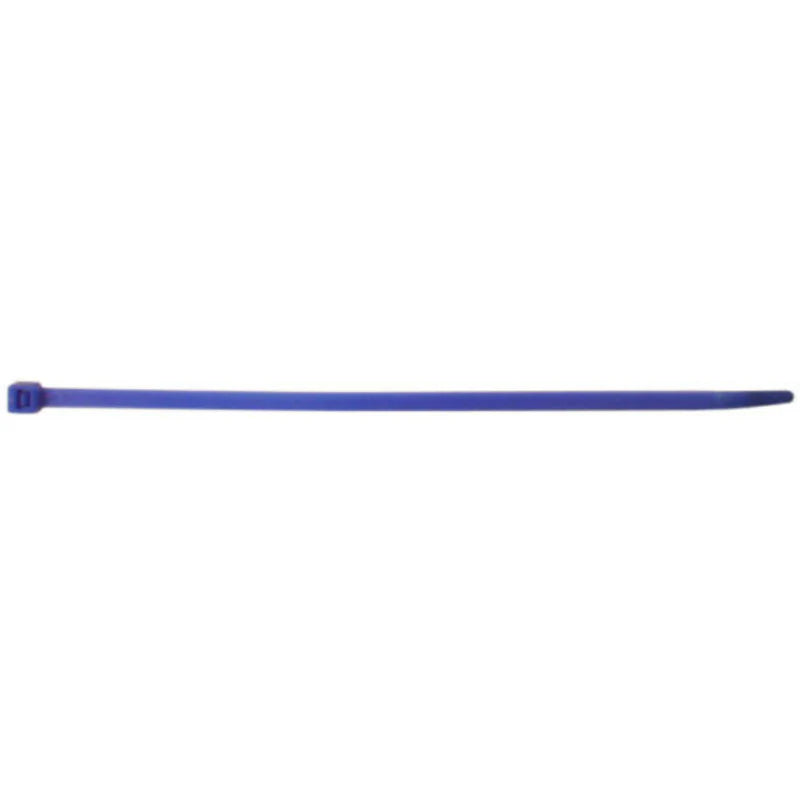 8 Inch - Zip Ties - Nylon - Blue - 40 Lbs Strength - 1000 Pcs — ziptieszone.com
