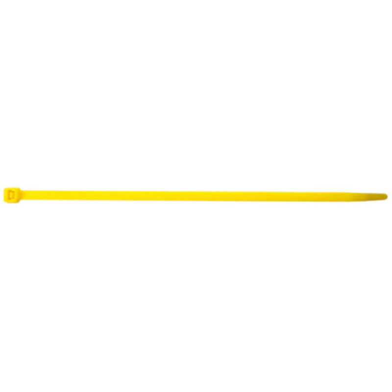 8 Inch - Zip Ties - Nylon - Yellow - 40 Lbs Strength - 1000 Pcs ...