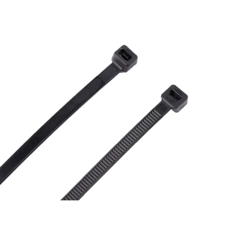 4.1 Inch - Heat Stabilized UV Zip Ties - Nylon - Black - 18 Lbs Streng ...