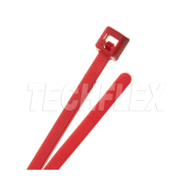 4 Inch - Zip Ties - Nylon - Red - 18 Lbs Strength - 1000 Pcs ...