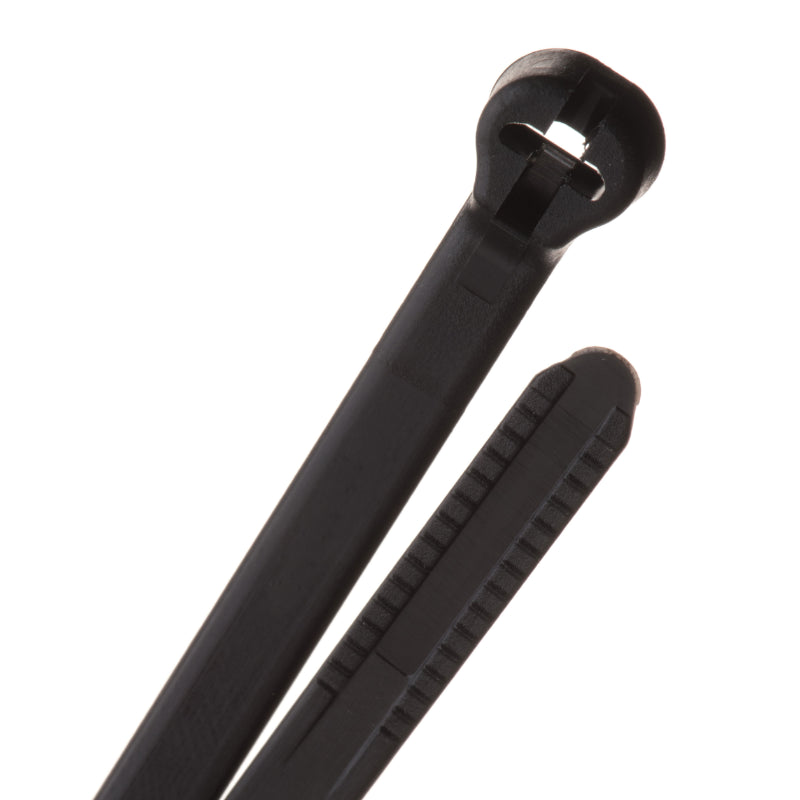 8 Inch - Metal Barb Zip Ties - Nylon - Black - 50 Lbs Strength - 1000 ...