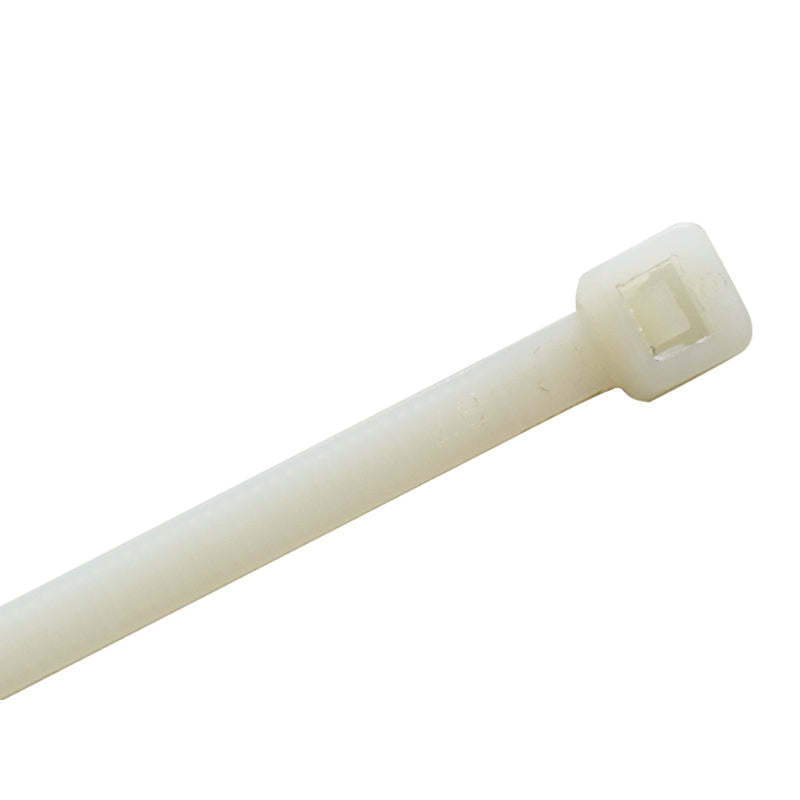 4" Natural Nylon Zip Ties -18 Lbs Tensile Strength - 100 pcs ...